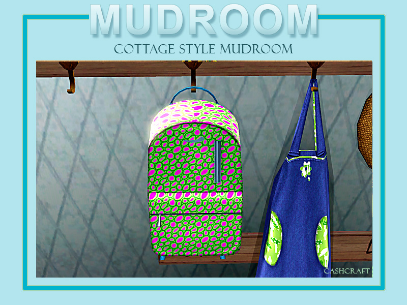 The Sims Resource | Cottage Style Mudroom Backpack