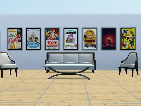 The Sims Resource | DISNEY POSTERS Pack 1