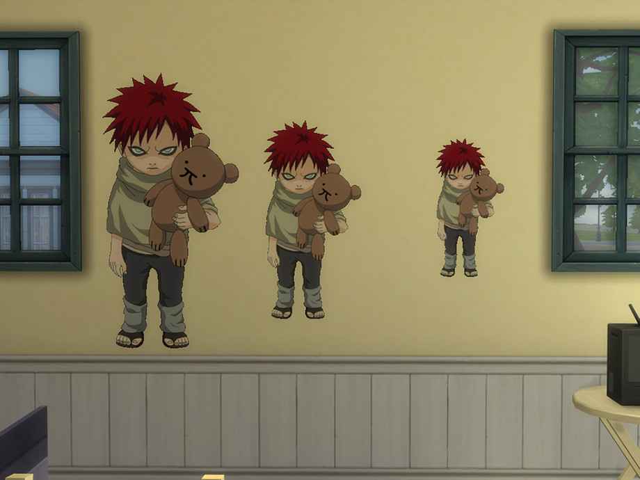 The Sims Resource | Gaara child wallsticker