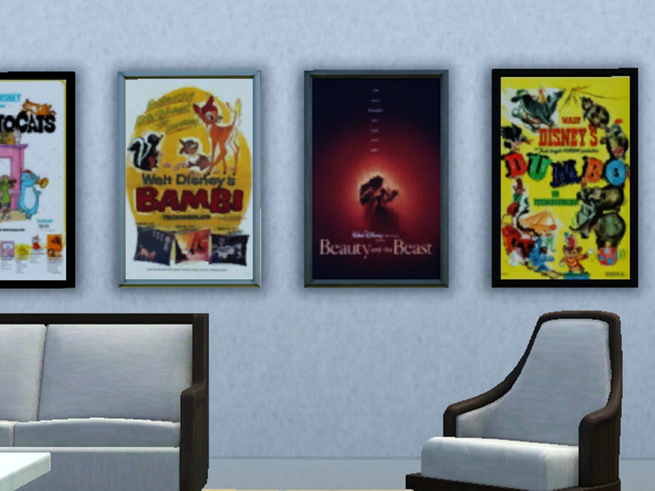 The Sims Resource | DISNEY POSTERS Pack 1
