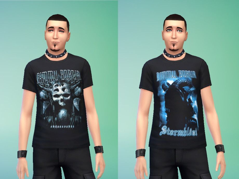 The Sims Resource | Dimmu Borgir T-Shirts for Males