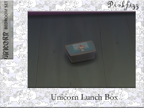 The Sims Resource | Pinkfizz Unicorn Lunch box