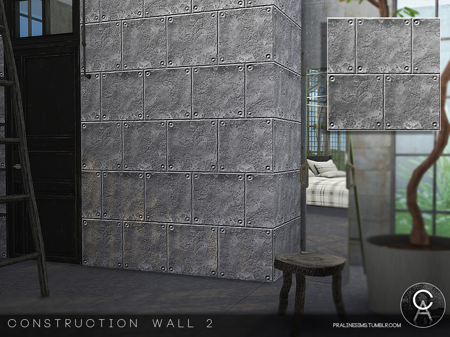 The Sims Resource | Construction Wall 2