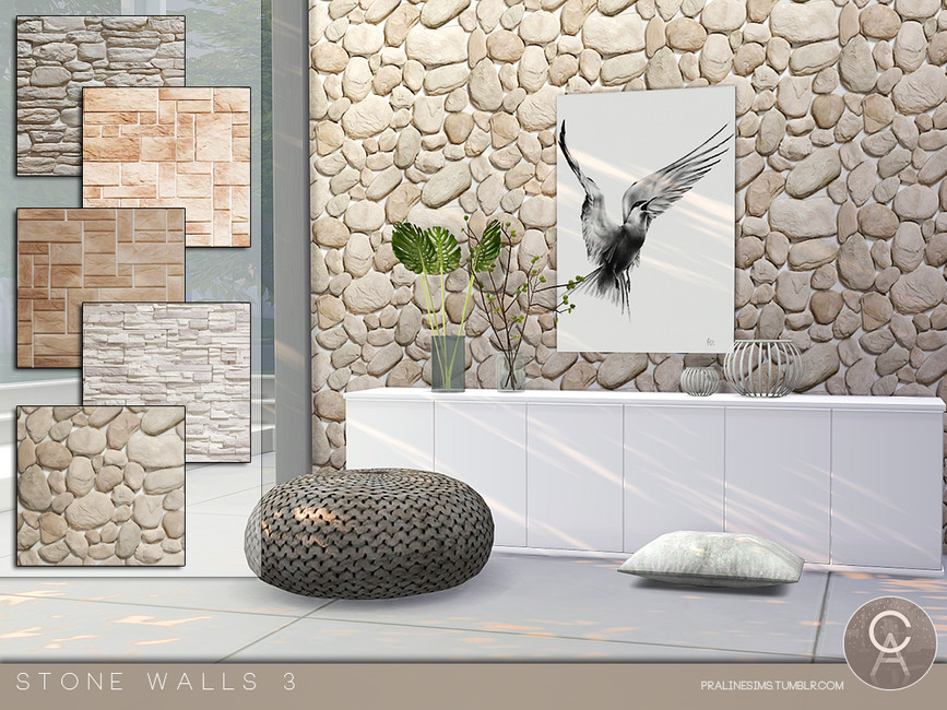 Pralinesims' Stone Walls 3