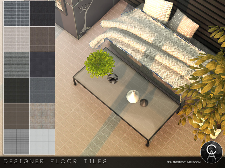 The Sims Resource - Designer Floor Tiles