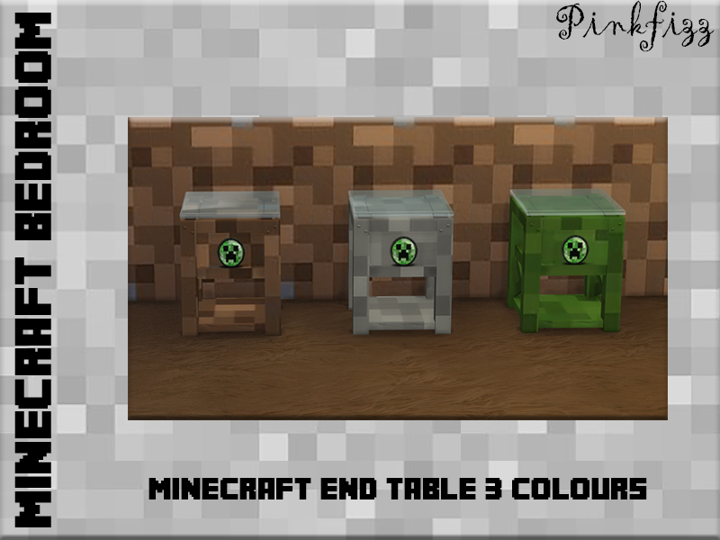 The Sims Resource - Pinkfizz Minecraft End Table