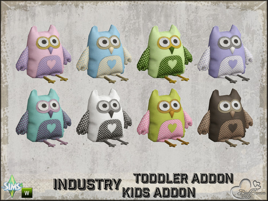 The Sims Resource - Industry Toddler and Kids Owl Teddy