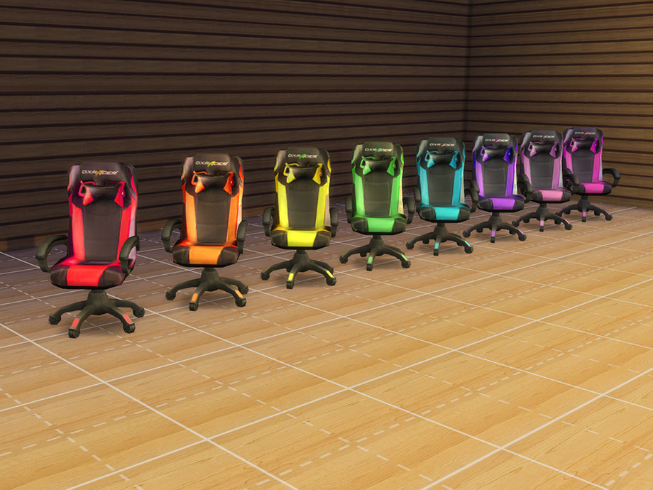The Sims Resource | DXRacer Gaming Chair - Set 1 (4 colours)