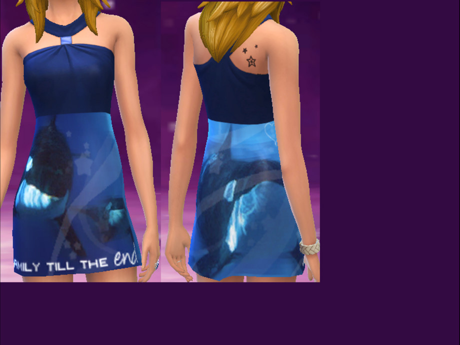 The Sims Resource | Seaworld Orca Love Dresses