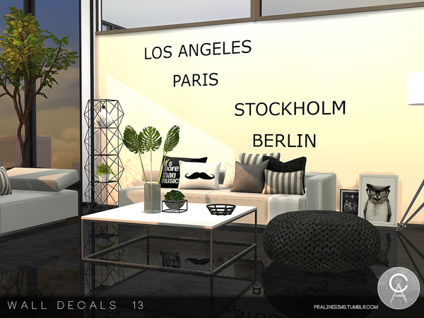 The Sims Resource | Wall Decals 13