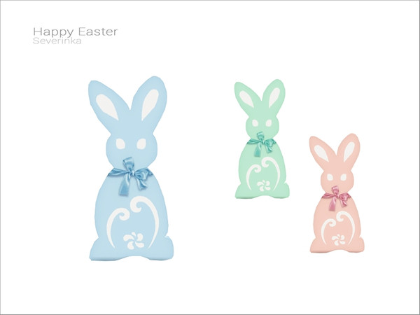 The Sims Resource | [Happy Easter] - rabbit 02 light colors