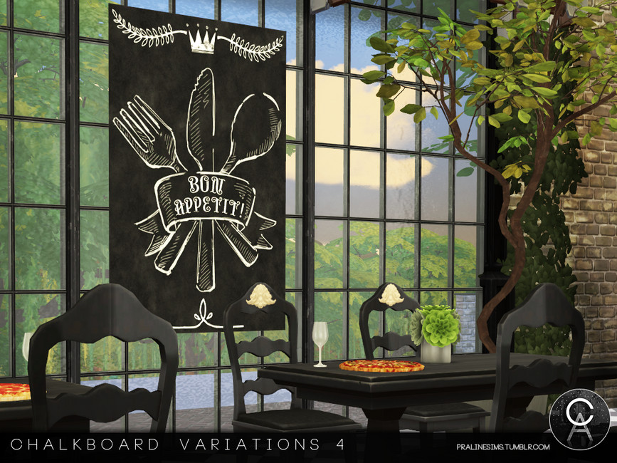 The Sims Resource - Chalkboard Variations 4