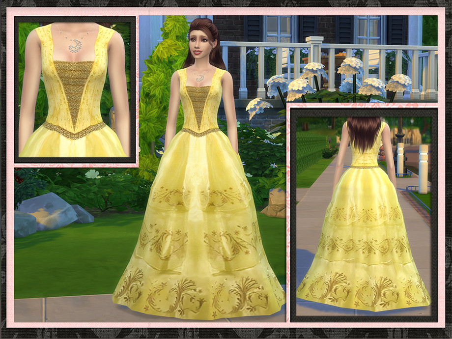 The Sims Resource | 2017 Belle Ball Gown