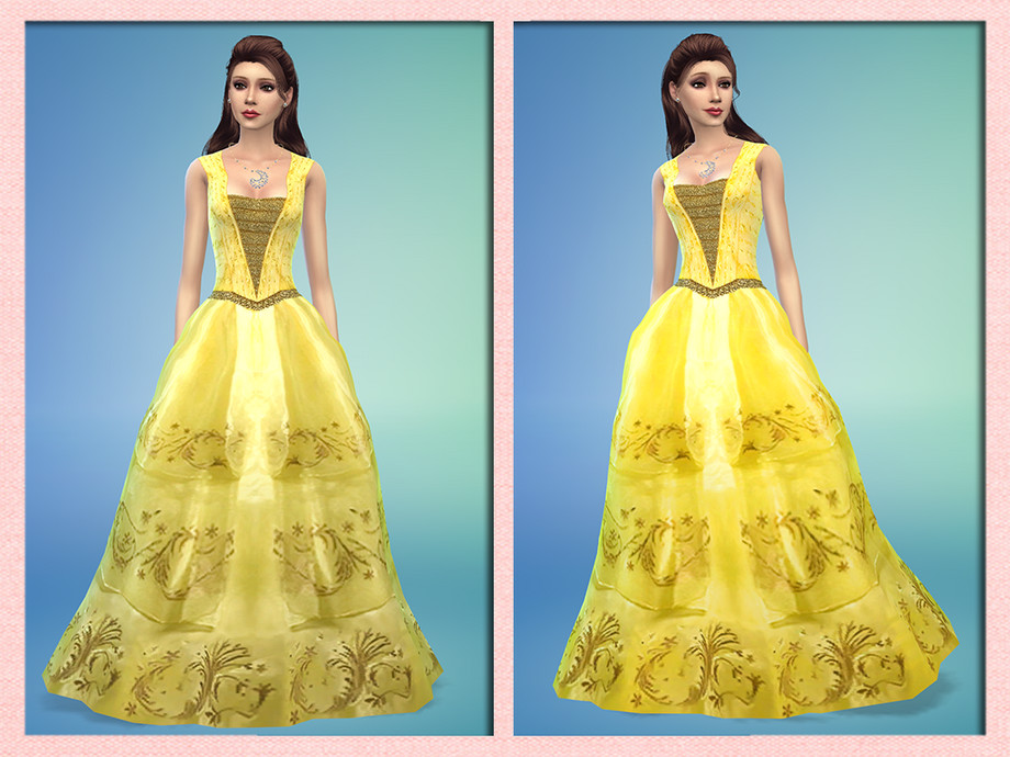 The Sims Resource | 2017 Belle Ball Gown