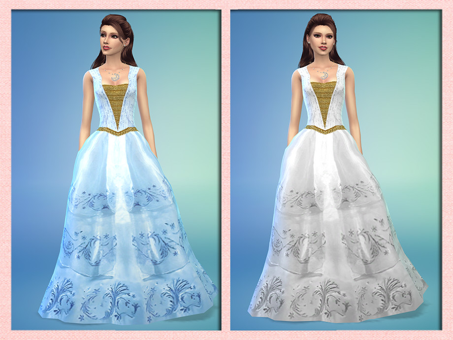 The Sims Resource | 2017 Belle Ball Gown