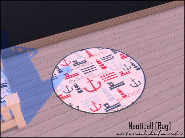 The Sims Resource | 'Nautical!' rug