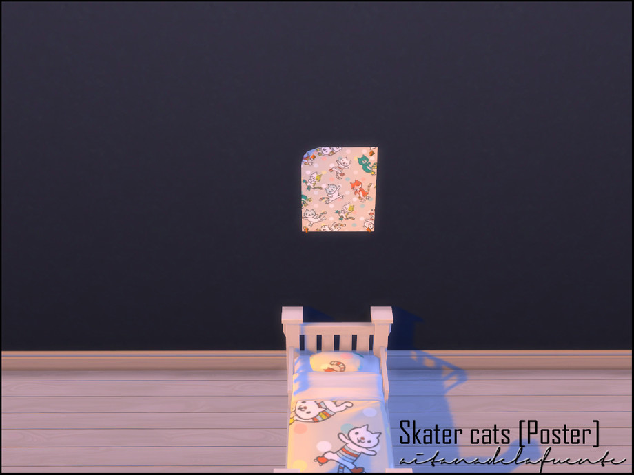 The Sims Resource | 'Skater cats' poster
