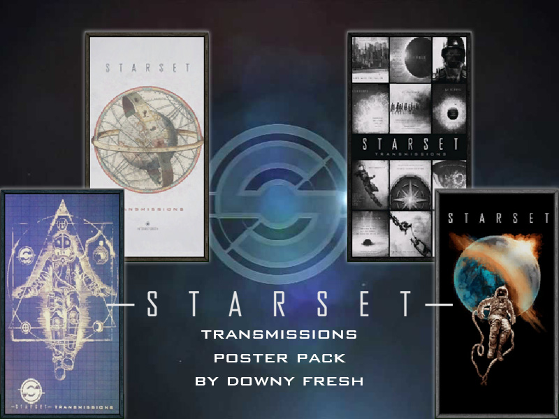 The Sims Resource | Starset Transmissions Framed Poster 4-Pack