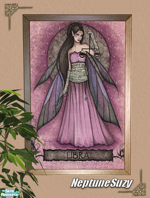 The Sims Resource - NSC Painting - Fantasy Libra