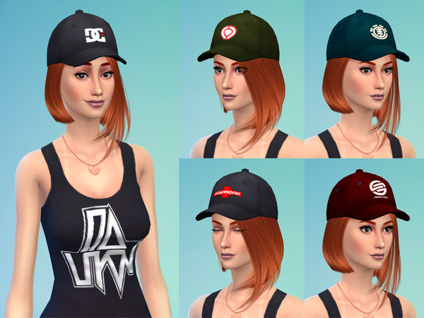 The Sims Resource | Skate caps (Unisex)