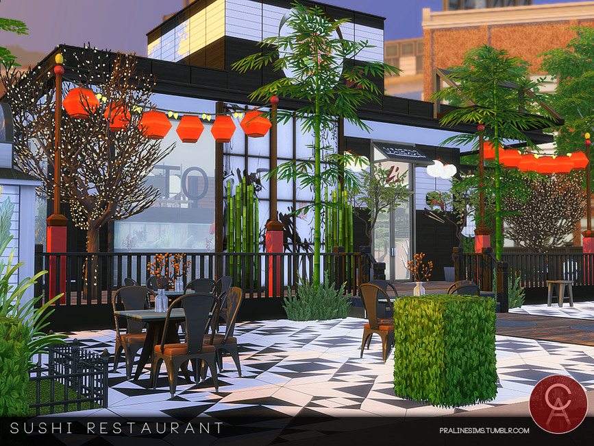 The Sims Resource - Sushi Restaurant