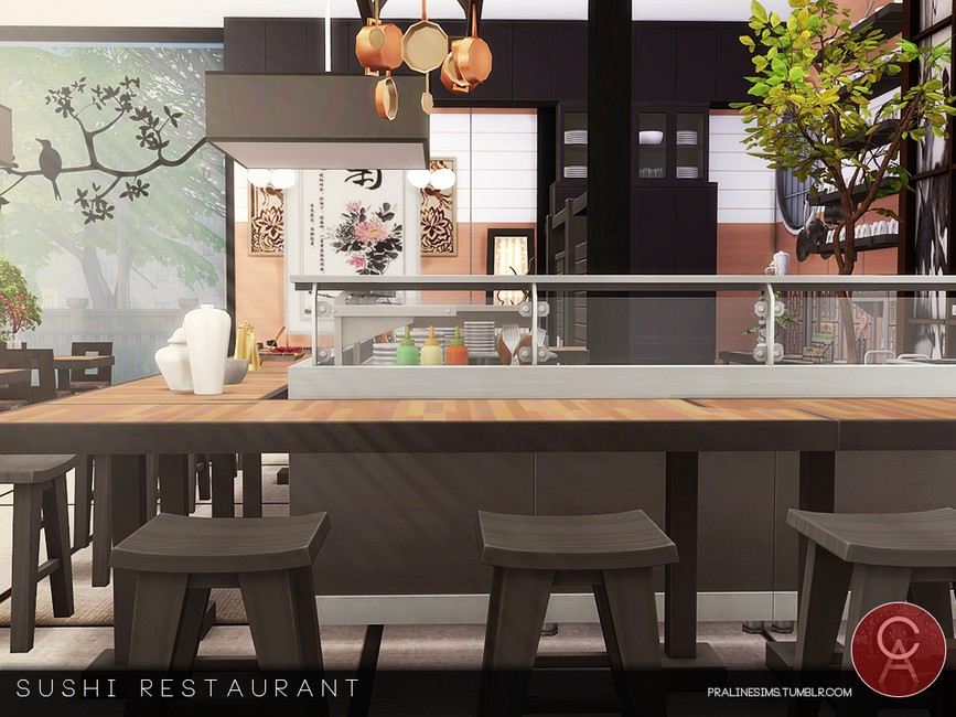 The Sims Resource - Sushi Restaurant