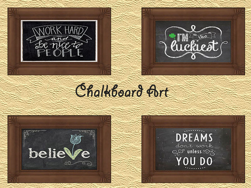 The Sims Resource | Chalkboard Art