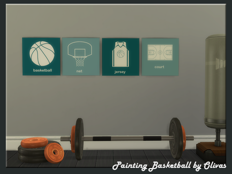 The Sims Resource | Painting Basketball