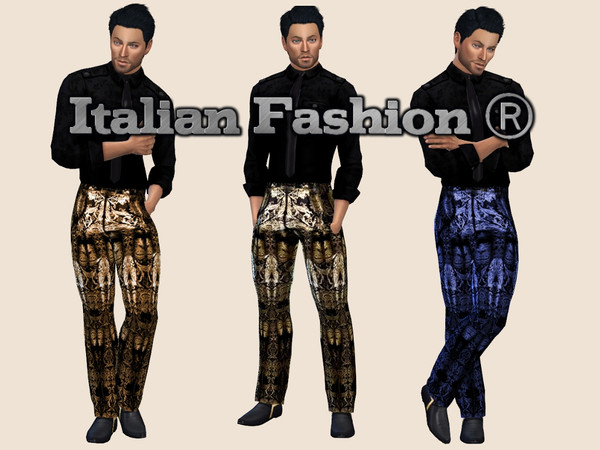 The Sims Resource | Men's trousers Italian style