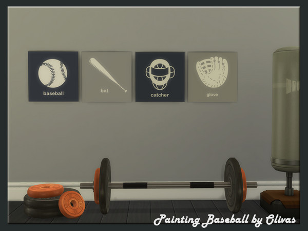 The Sims Resource | Painting Baseball