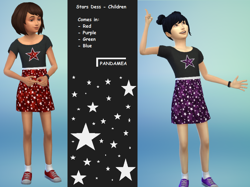The Sims Resource | Kids Star Dress - Get Together needed