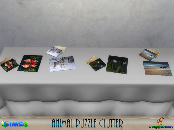 The Sims Resource | Animal Puzzle Clutter