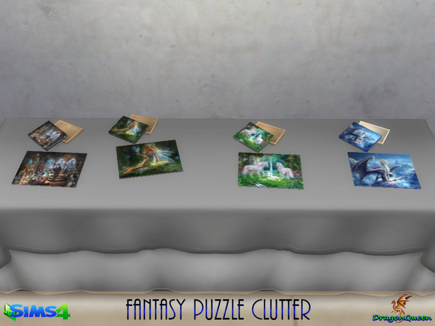 The Sims Resource - Puzzle Clutter Set