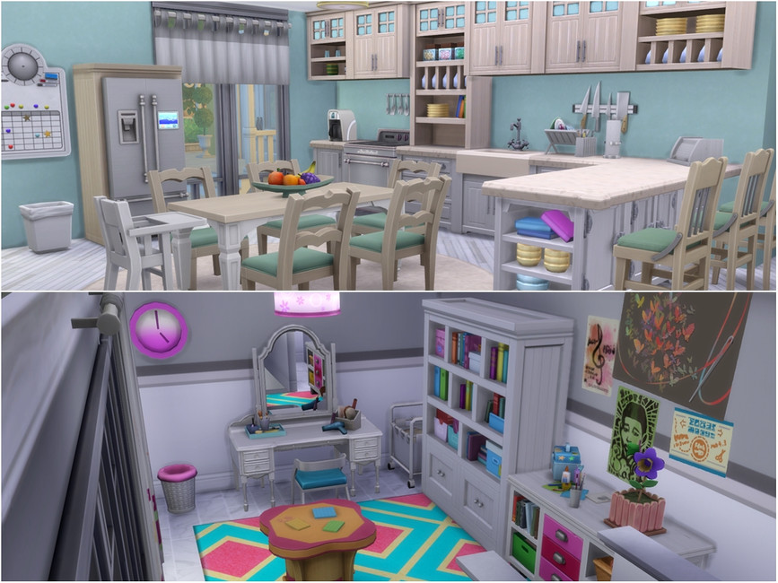 The Sims Resource - Rainbow House Nocc Parenthood