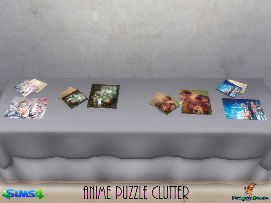 The Sims Resource | Anime Puzzle Clutter