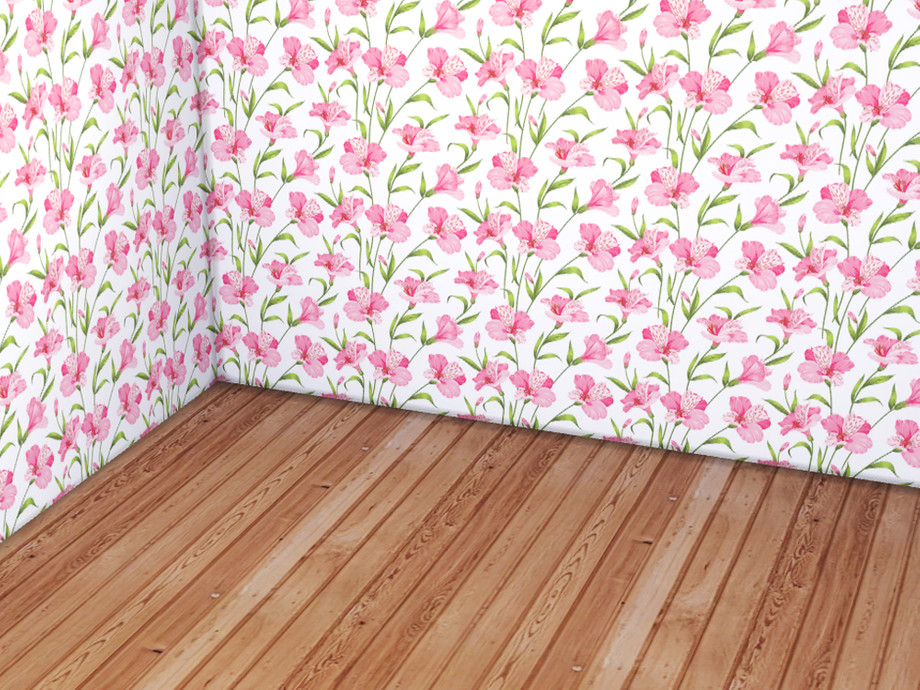The Sims Resource | { Cafesimmer } Wallpaper - Floral no. 6