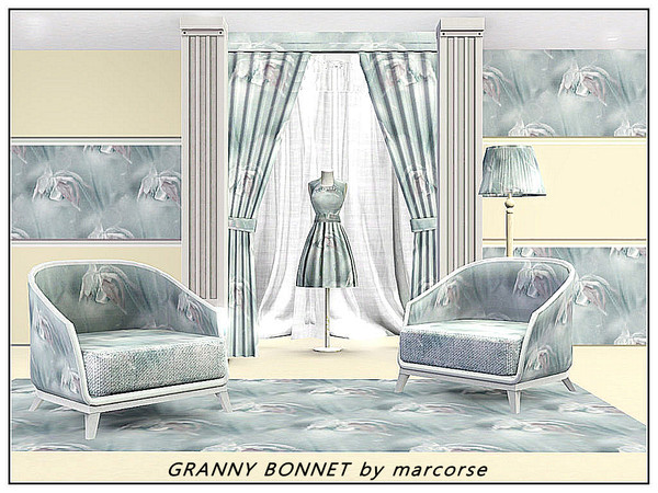The Sims Resource | Granny Bonnet_marcorse