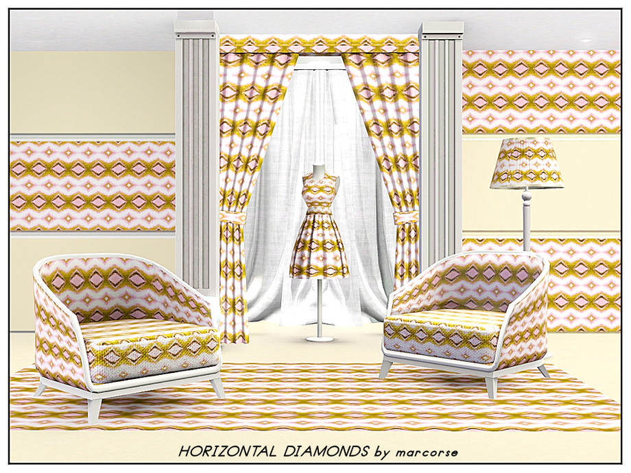 The Sims Resource | Horizontal Diamonds_marcorse