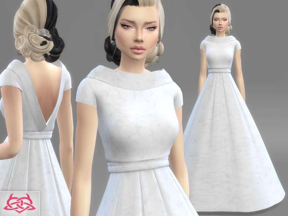 The Sims Resource | Wedding Dress 6 (original mesh)