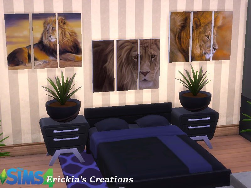 The Sims Resource | Lion Paintings