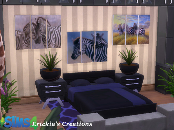 The Sims Resource | Zebra Paintiings