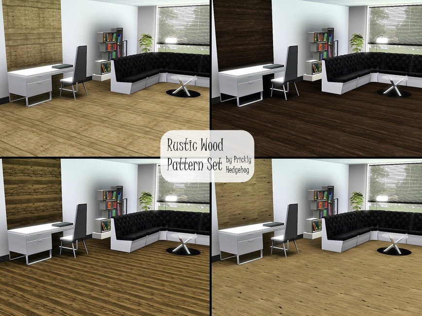 The Sims Resource - Rustic Wood Pattern Set