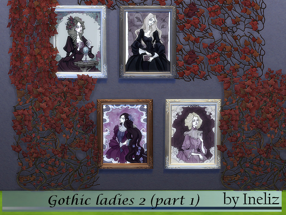 The Sims Resource | Gothic ladies 2 (part 1)