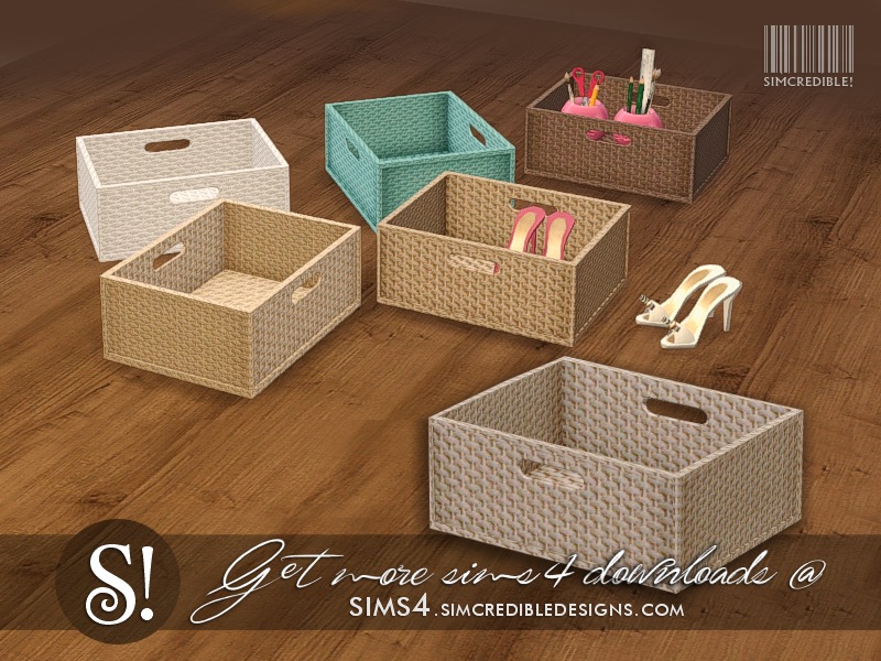 The Sims Resource - Jules wicker box