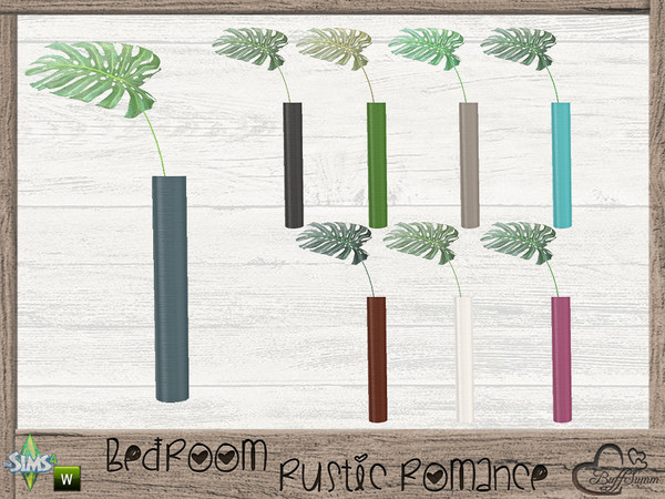 The Sims Resource | Bedroom Rustic Romance Deco Tableplant