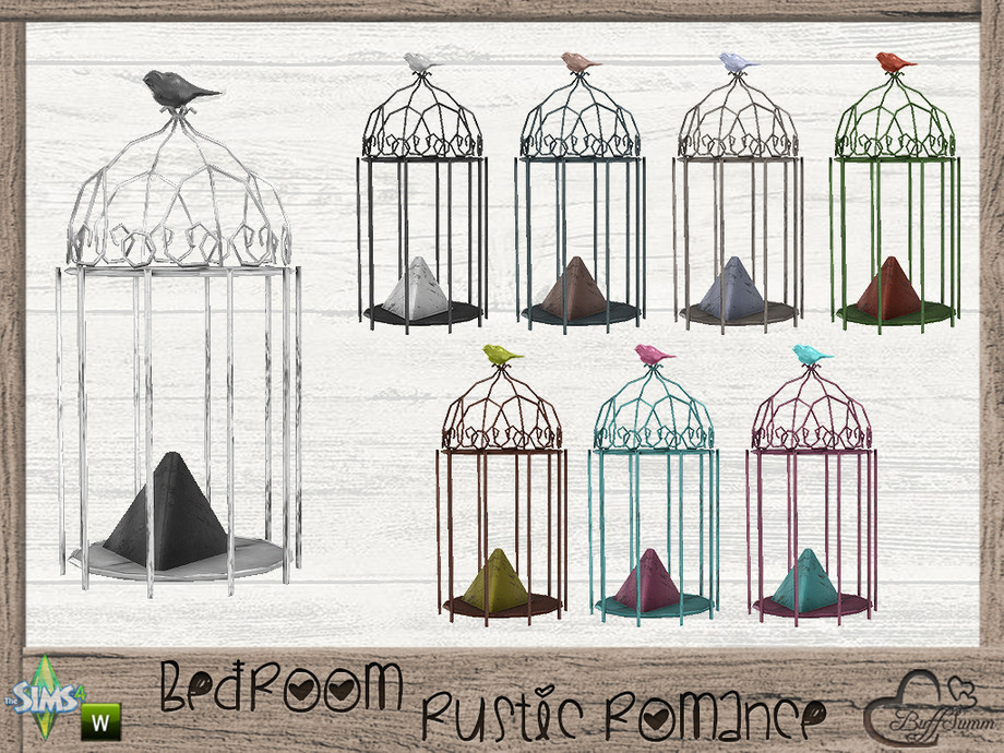 The Sims Resource | Bedroom Rustic Romance Deco Cage