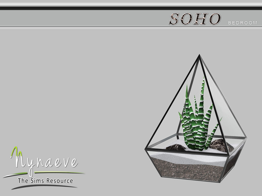 The Sims Resource - Soho Haworthia Plant Terrarium