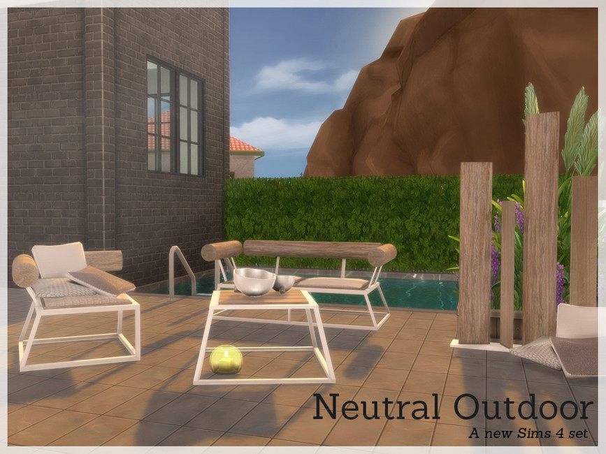 The Sims Resource - Neutral Outdoorset