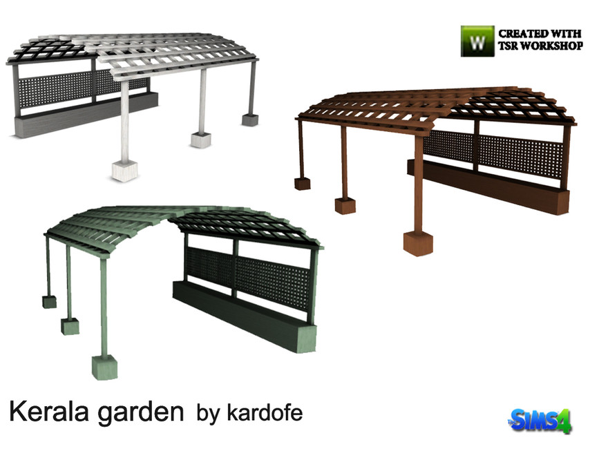 The Sims Resource - kardofe_Kerala garden_Pergola