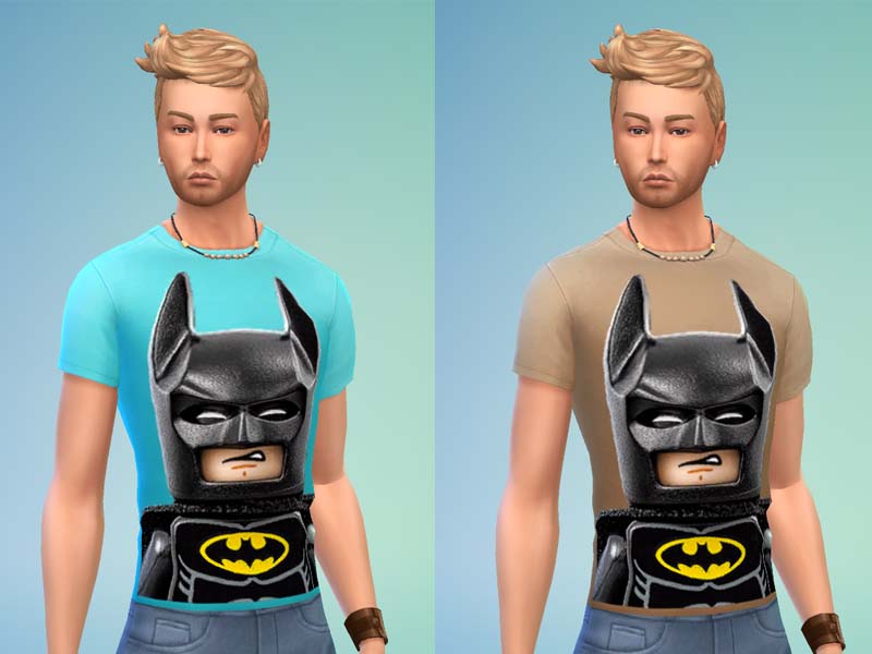 The Sims Resource | Batman T-Shit